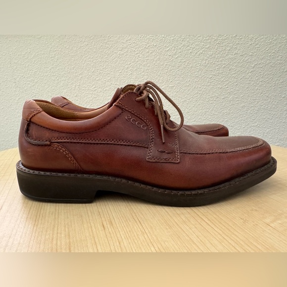 Ecco | Shoes | Ecco Seattle Apron Toe Oxford In Cognac Color 42eu Size ...